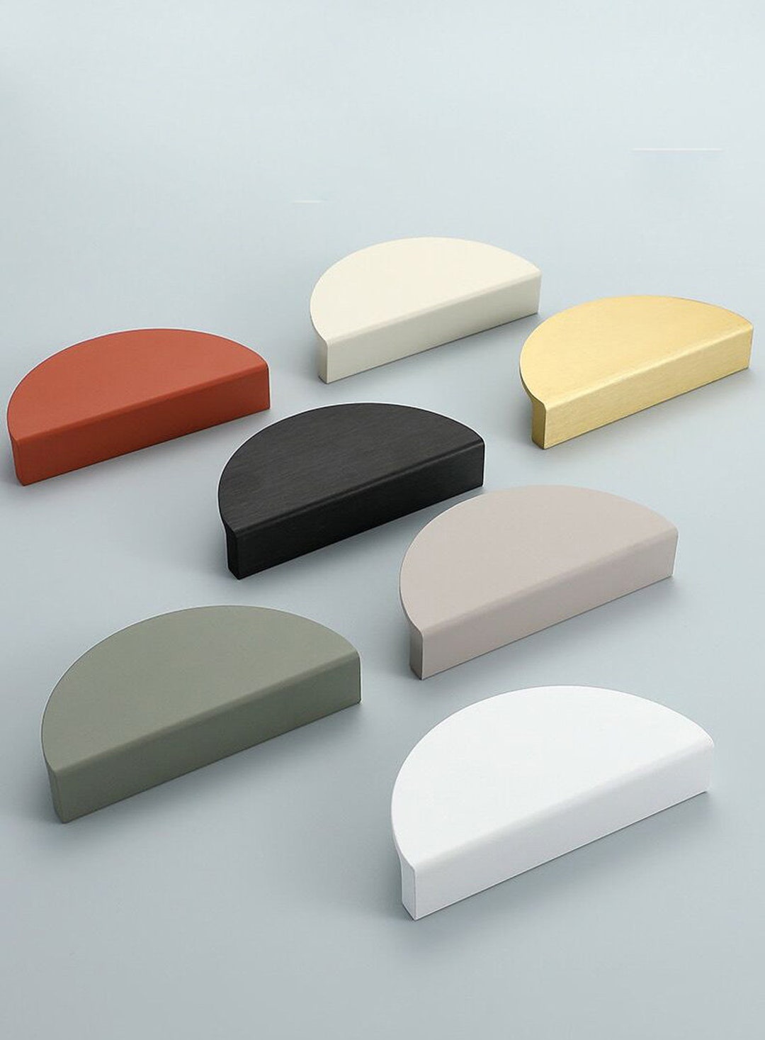 Modern Wardrobe Pull Handle Half Round Pull Handle Drawer Pull Handle ...