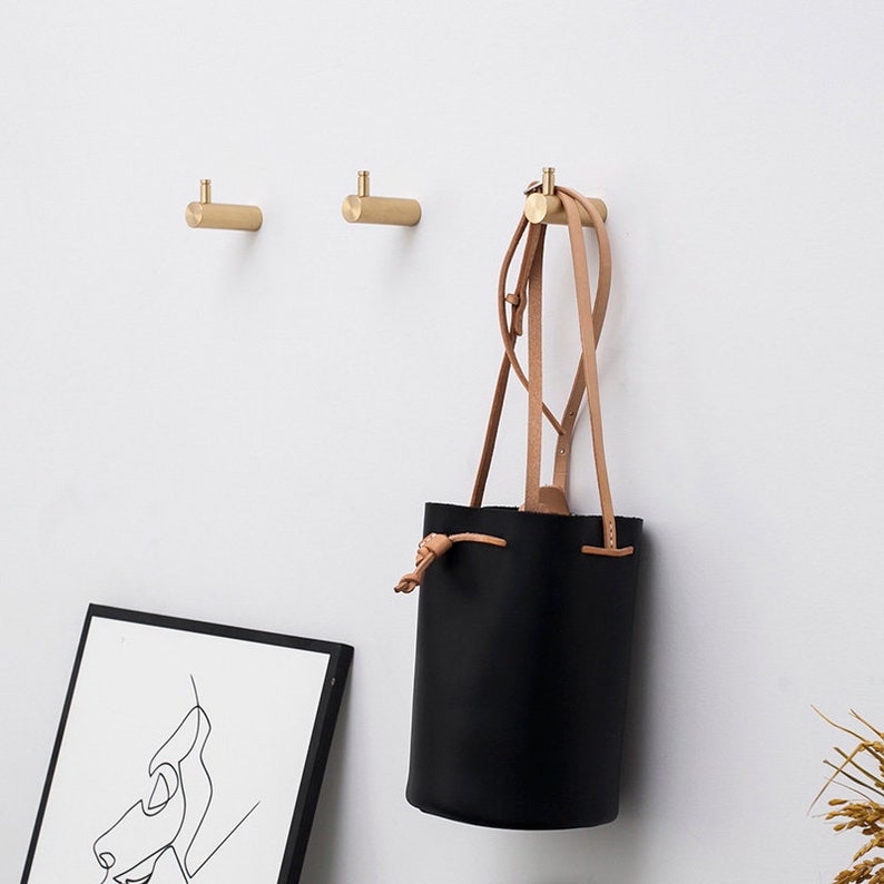 Nordic Creativity Brass Wall Hook / Decorative Hook / Wall | Etsy