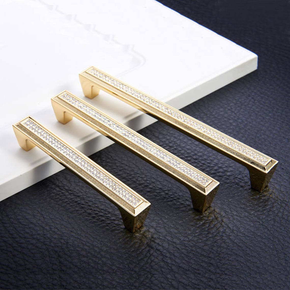 Modern Simple Wardrobe Pull Handle Crystal Door Pull Handle - Etsy