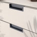 Modern Solid Invisible Concealed Embedded Concealed Pull Handle Drawer ...