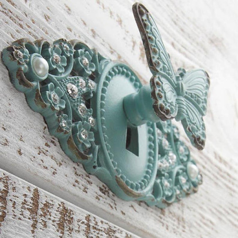 Chic Butterfly Shape Drawer Knob Dresser Knob Wardrobe Knob | Etsy