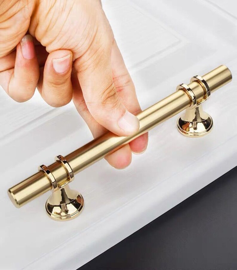 American Modern Simple Wardrobe Pull Handle Drawer Pull Handle - Etsy