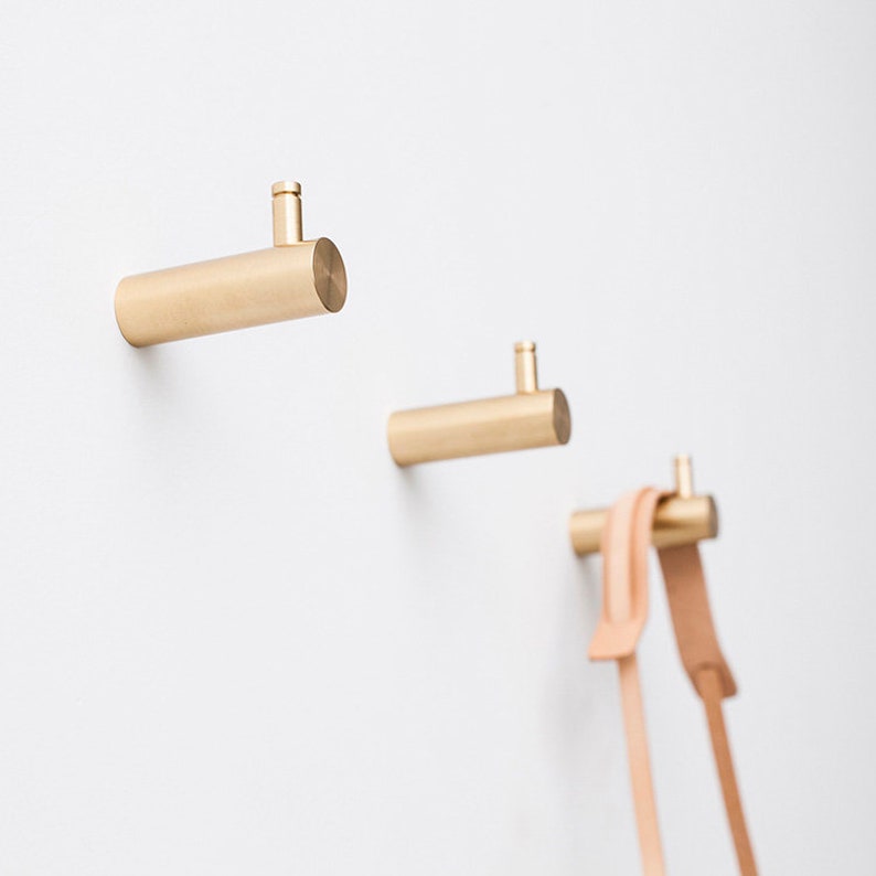 Nordic Creativity Brass Wall Hook / Decorative Hook / Wall | Etsy