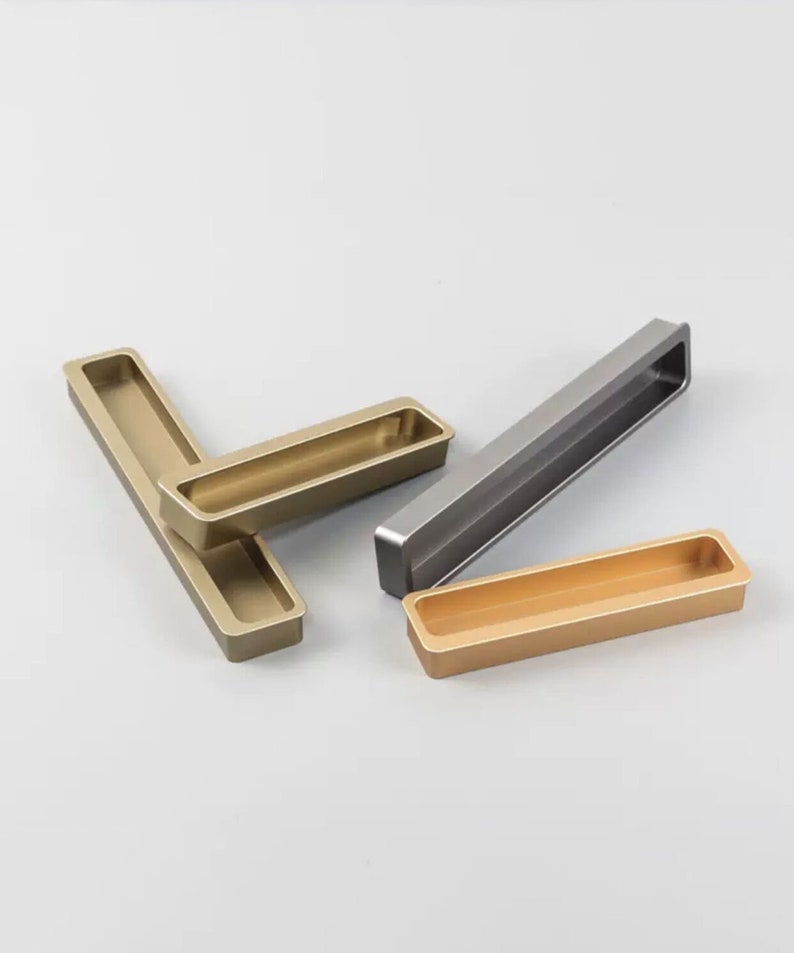 Modern Extended Solid Invisible Concealed Embedded Concealed - Etsy