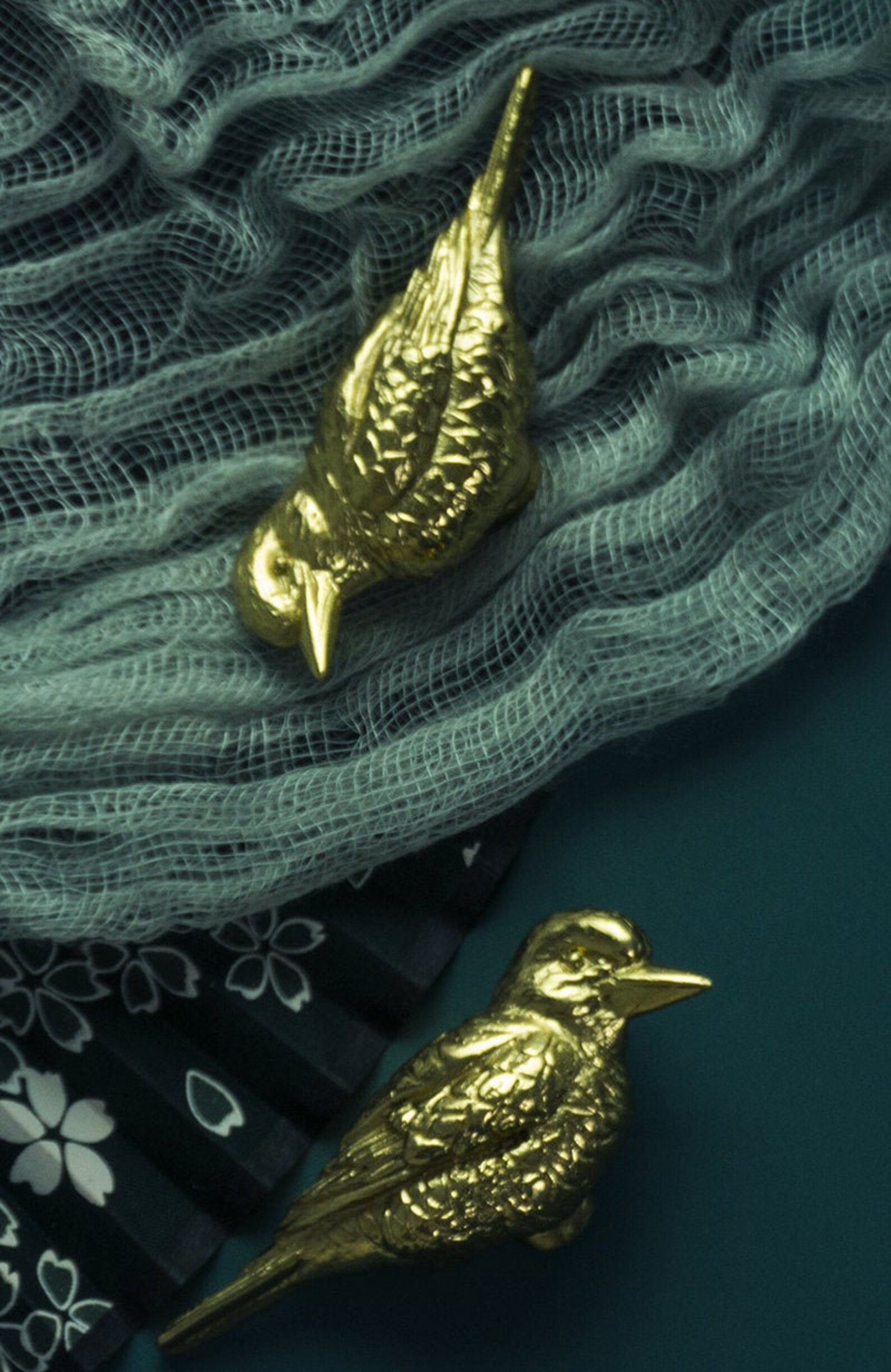 Nordic Knob American Retro Brass Bird Knob Drawer Wardrobe | Etsy