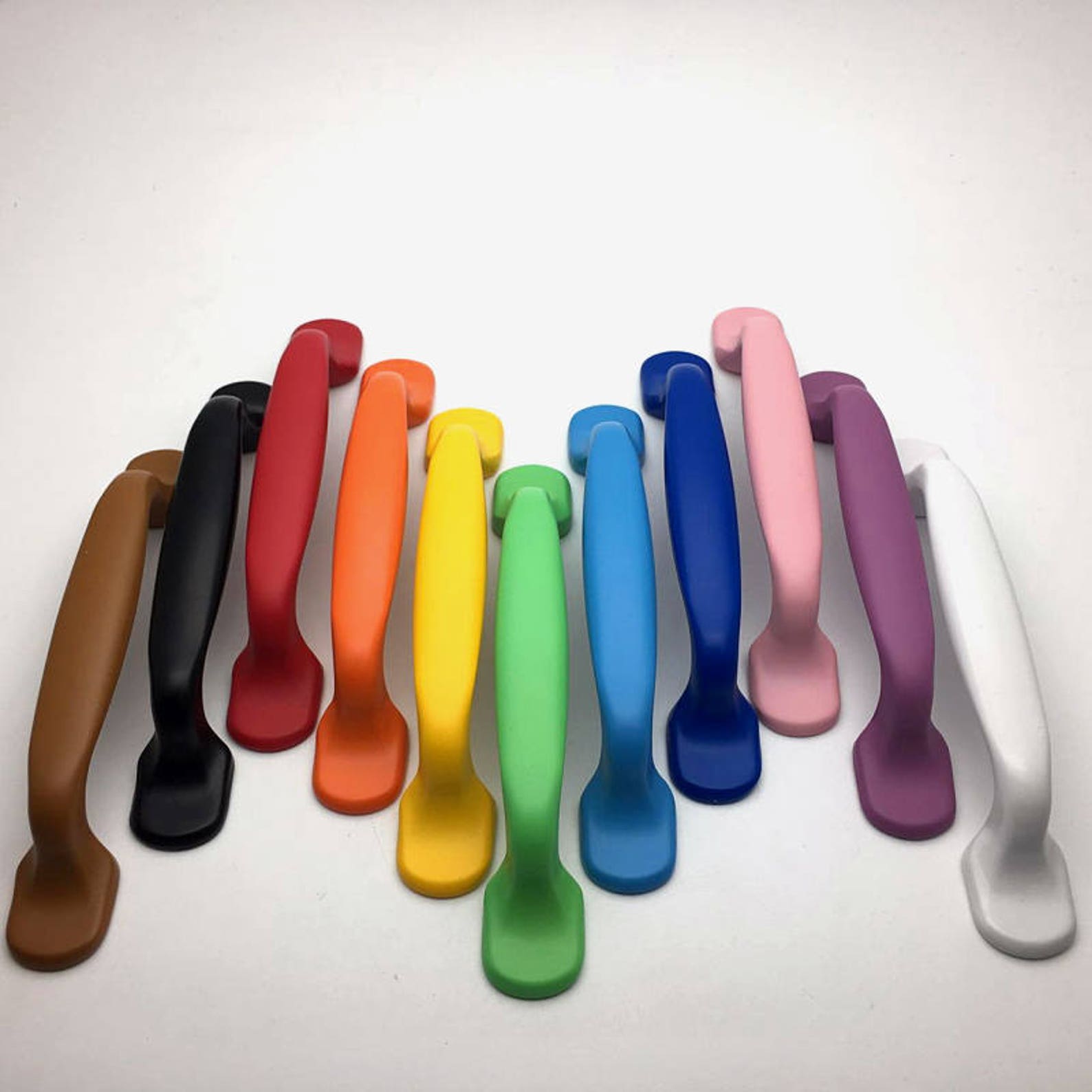 3.78 Colorful Pull Handles Drawer Pull Handles Cabinet - Etsy