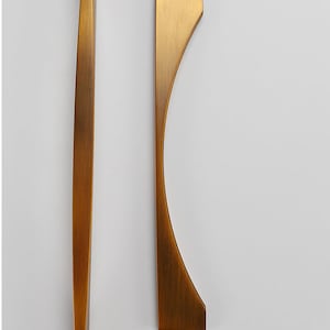 Yellow Bronze Cabinet Door Pull Handle Modern Cabinet Solid Pull Handle ...