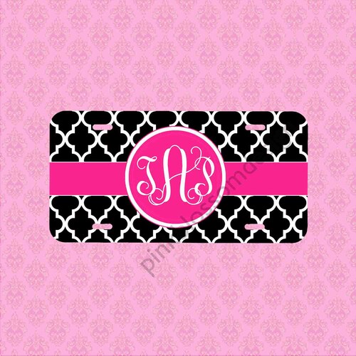 Chevron Car Tag Personalized Monogrammed License Plate Car - Etsy