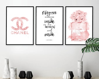 Chanel poster | Etsy