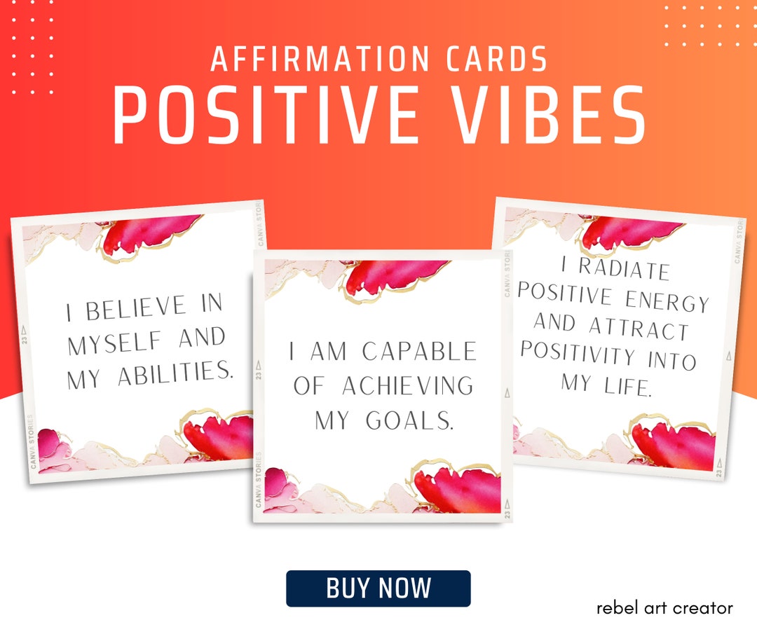 Boho Affirmation Cards, Printable, Boho Affirmation Deck, Motivational ...