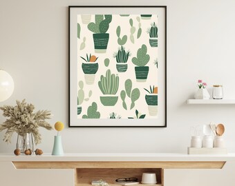 Sage Green Boho Wall Art - Etsy