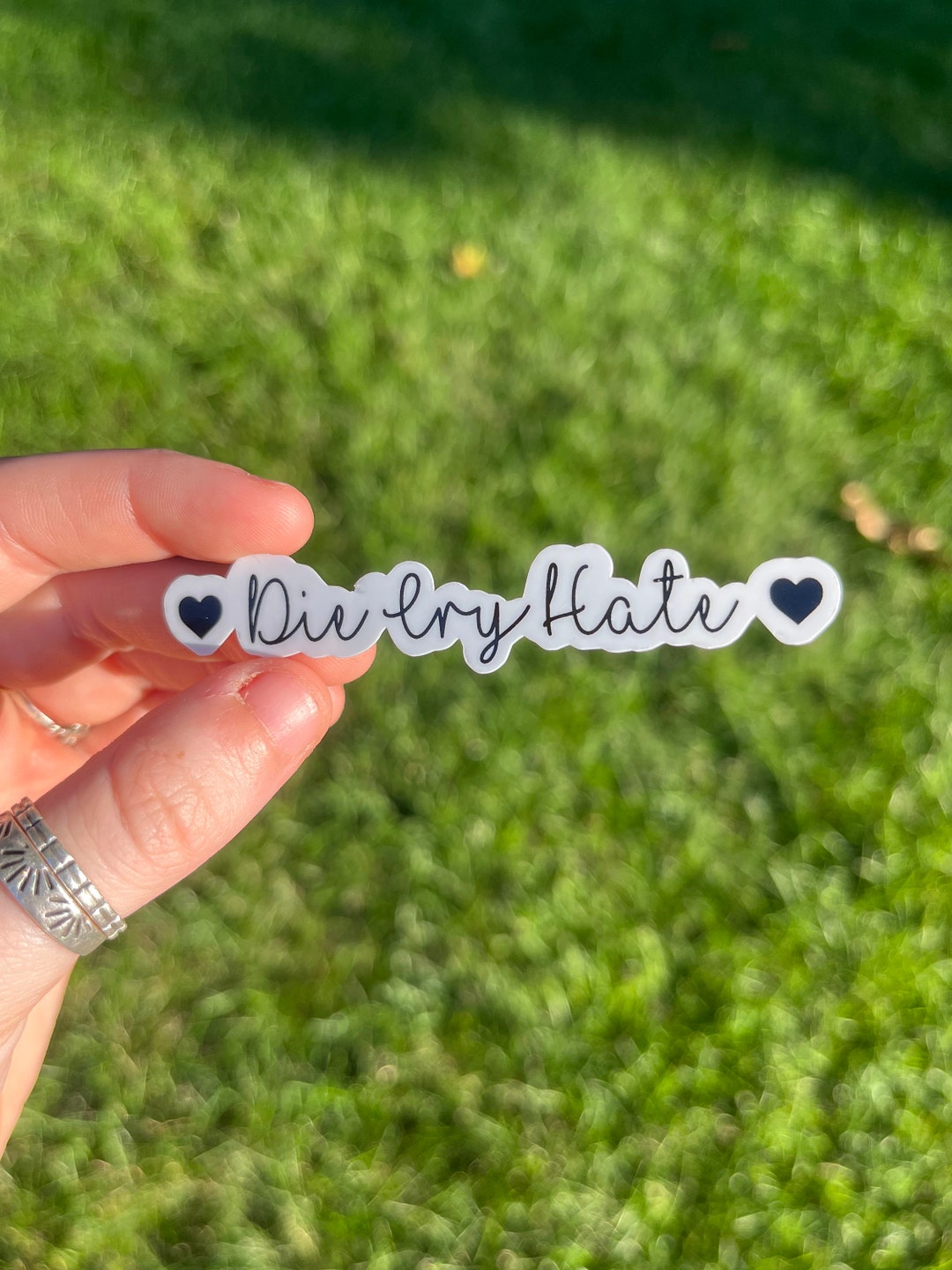 Die Cry Hate Sticker - Etsy