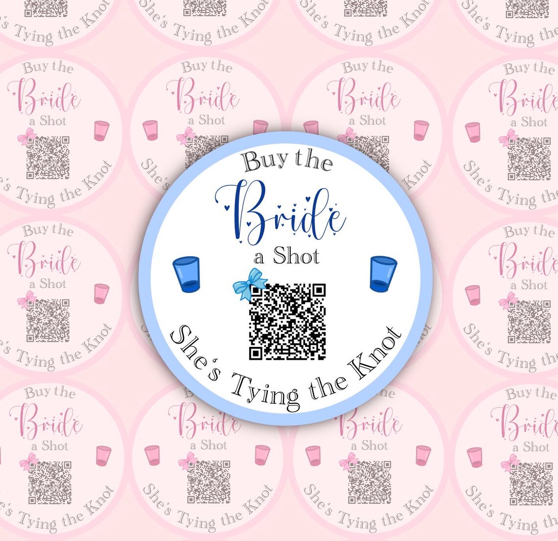 Buy the Bride a Shot – Bachelorette Party Venmo Sticker | Wedding Party ...