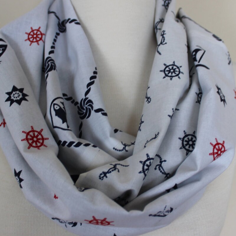 Nautical Scarf - Etsy