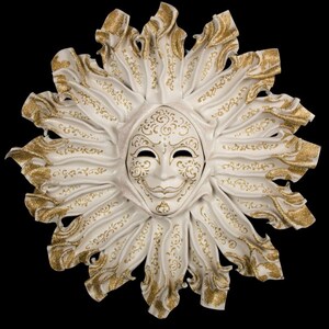 Venetian Mask Ceramic Sun - Etsy