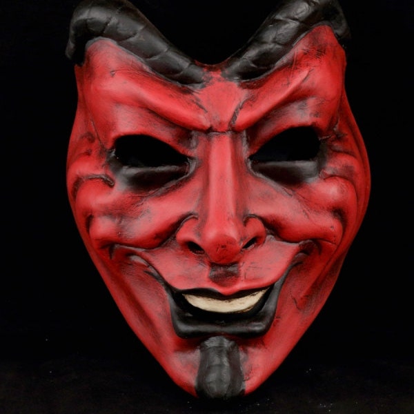 Devil Mask - Etsy