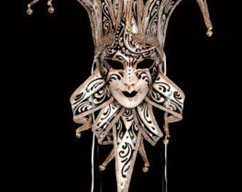 Venetian Mask Boccaccione Joker | Etsy