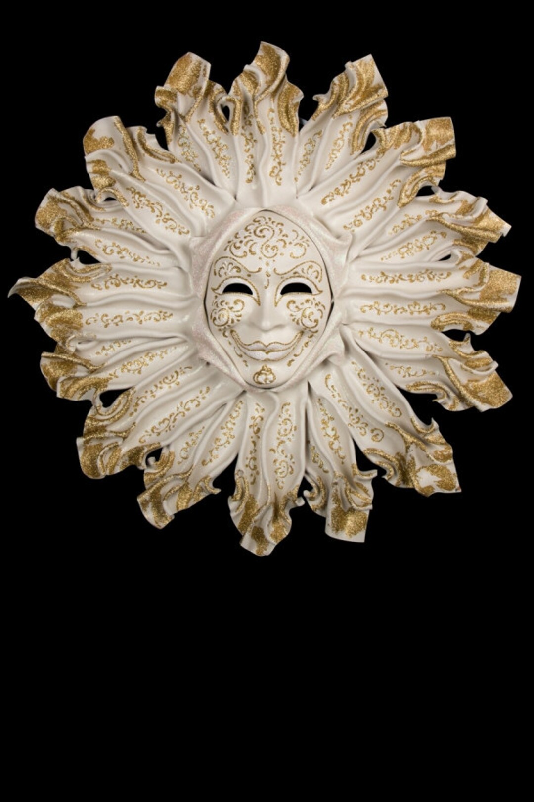 Venetian Mask Ceramic Sun - Etsy