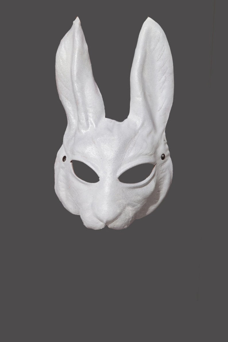 Leather Mask Leather Rabbit | Etsy