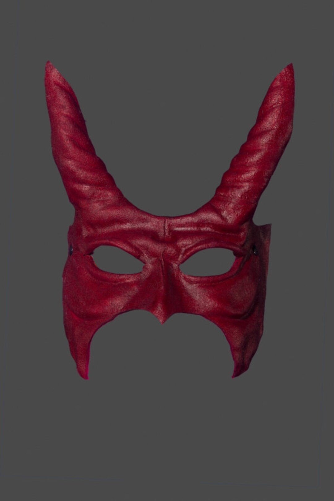 Leather Mask Leather Lucifer - Etsy
