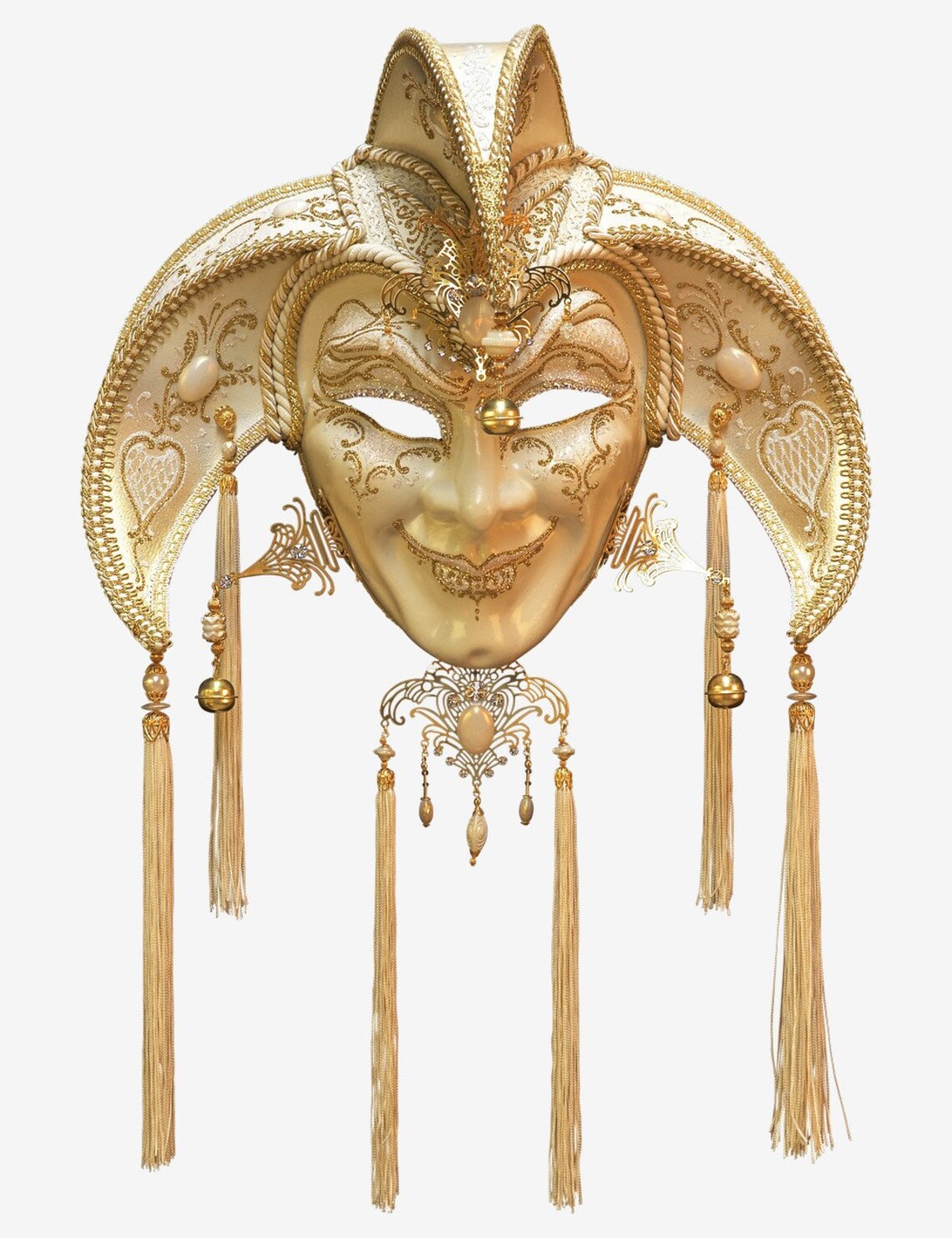 Venetian Mask Gold Belgioioso - Etsy