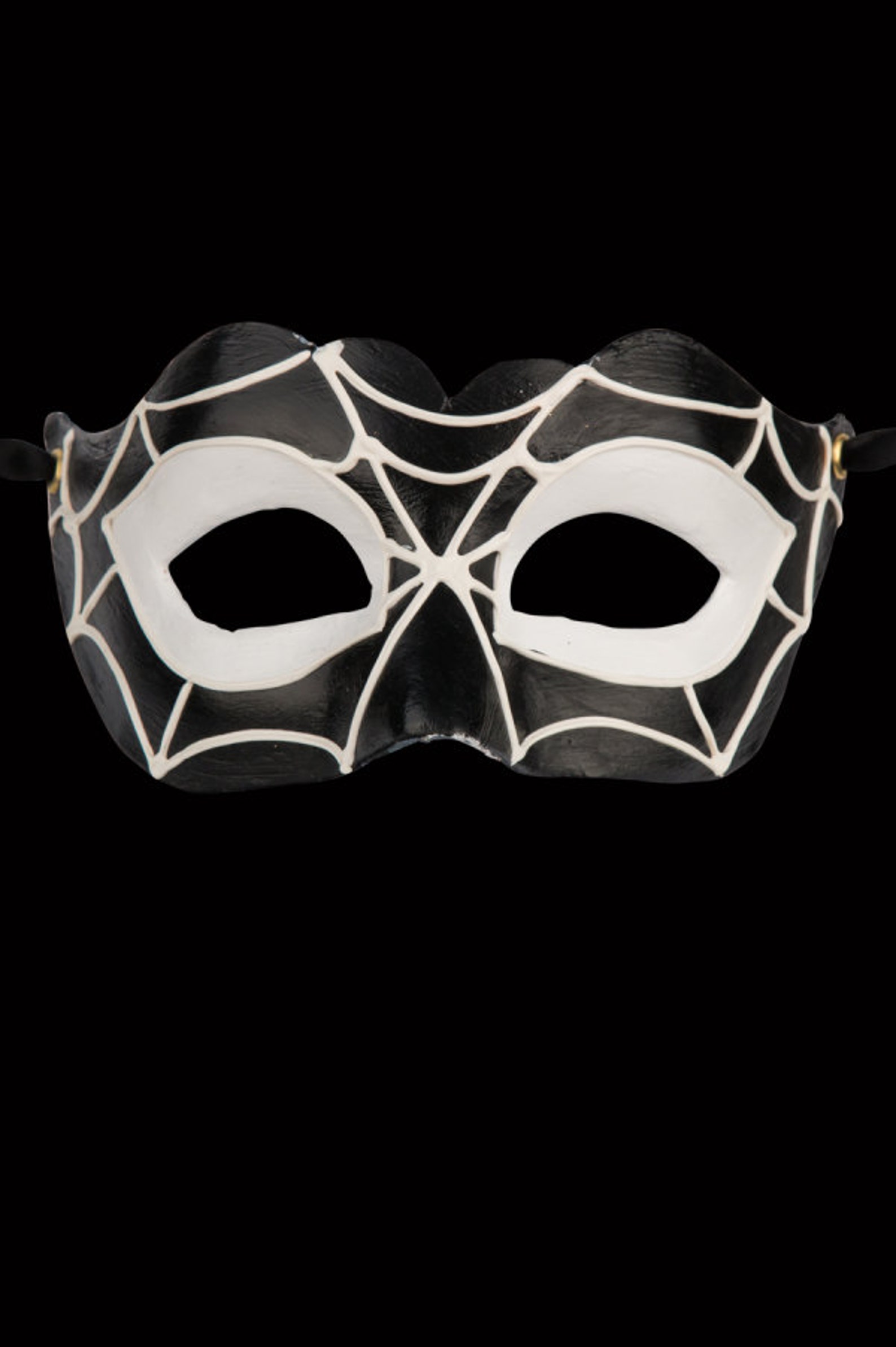 Venetian Mask Spider Black | Etsy