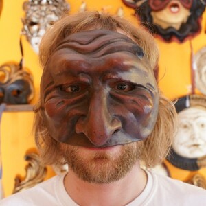 Venetian Mask Classic Pulcinella - Etsy