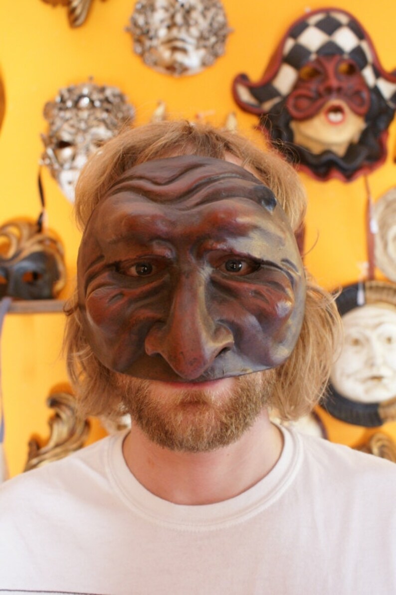 Venetian Mask Classic Pulcinella - Etsy