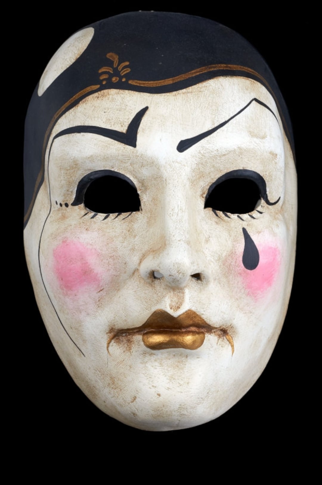 Venetian Mask Pierrot - Etsy