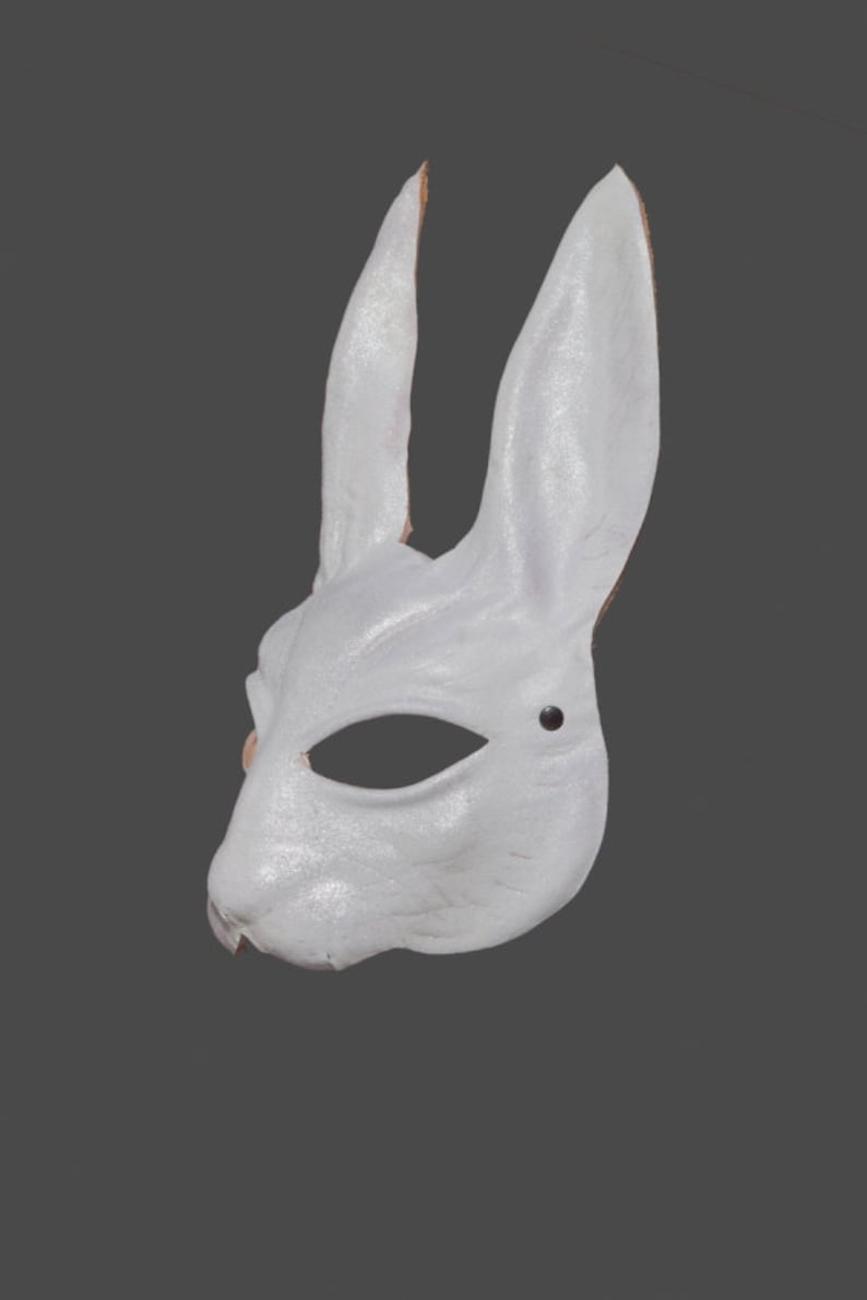 Leather Mask Leather Rabbit | Etsy