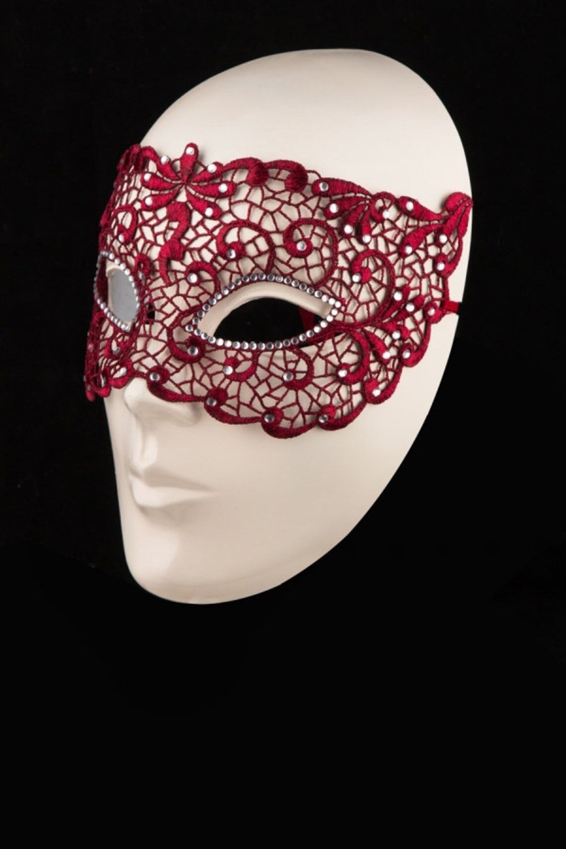 Venetian Mask Macramé Columbine | Etsy