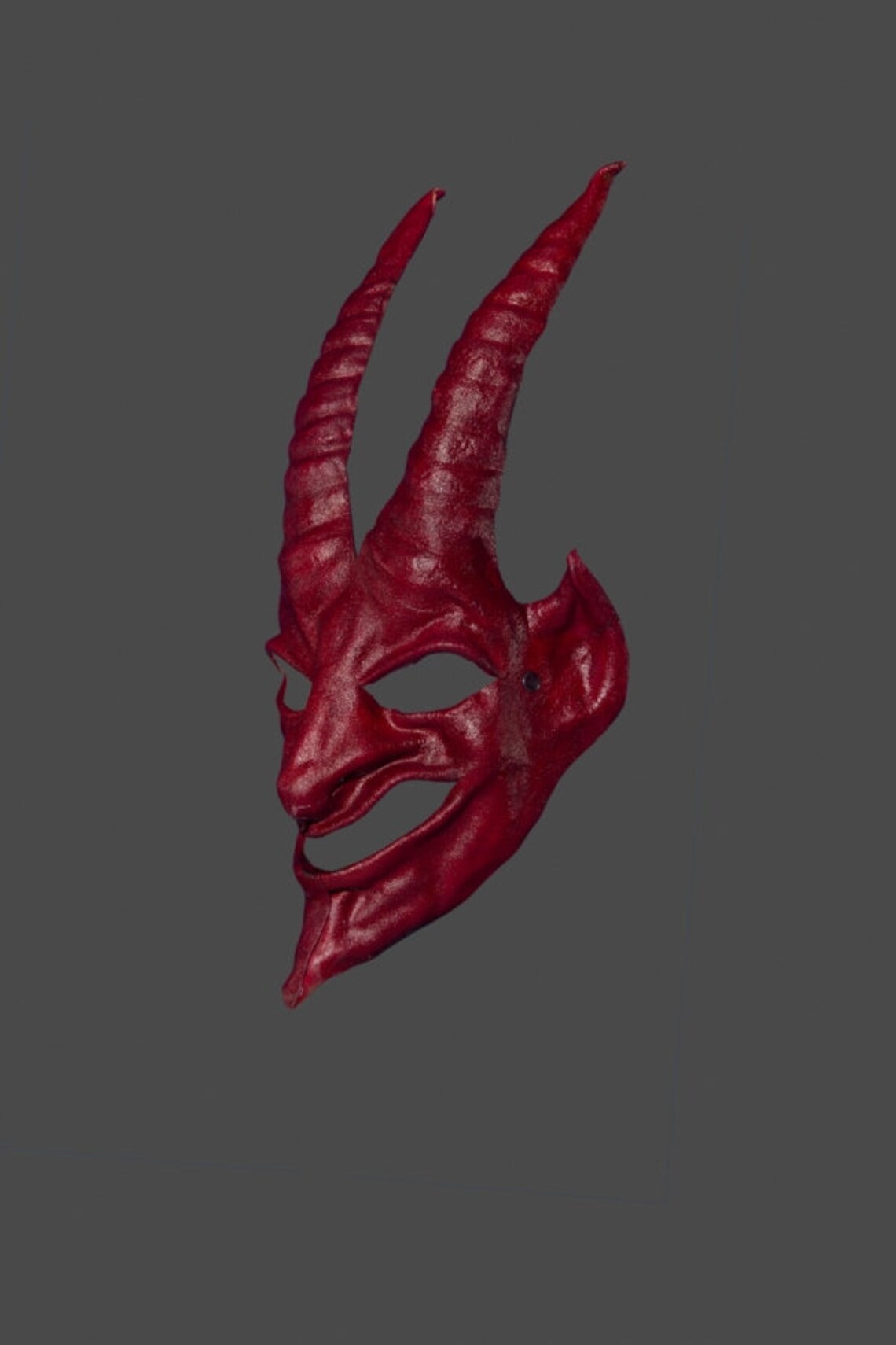 Leather Mask Leather Devil - Etsy