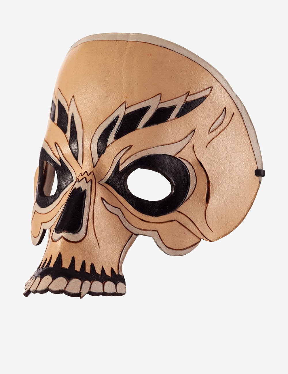 Skeleton Leather Mask - Etsy