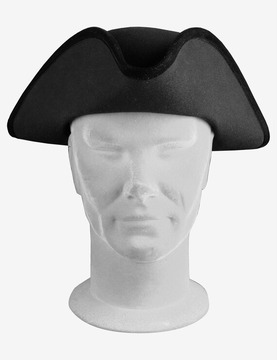 Handmade Venetian Hat Velvet Edge Tricorn - Etsy