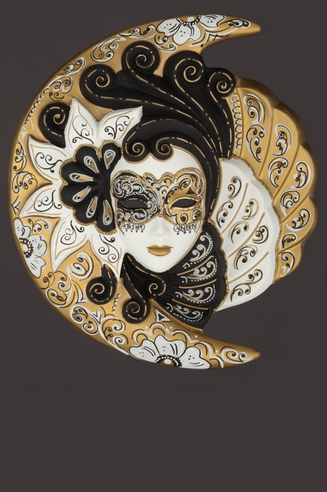Venetian Mask in Noctis - Etsy