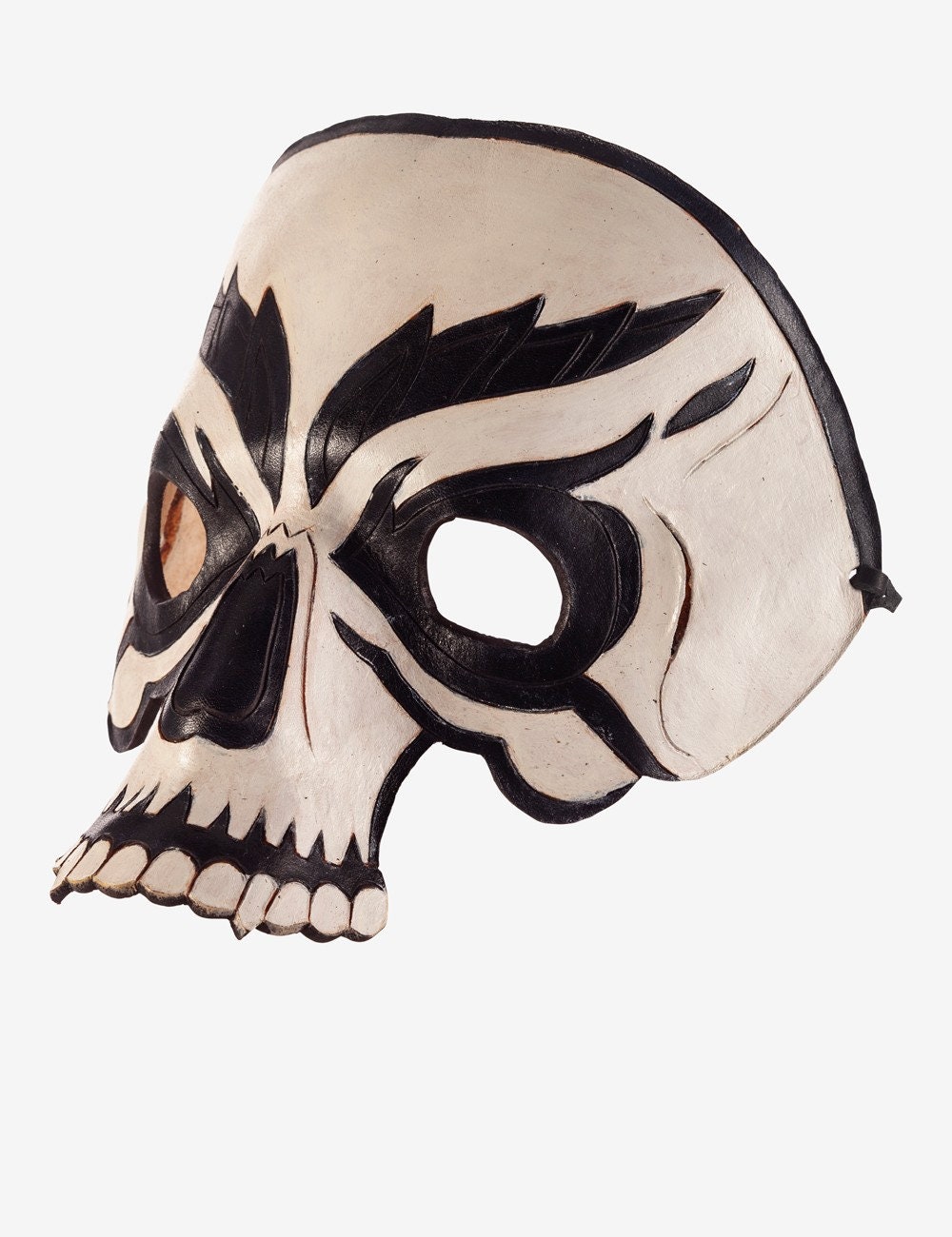 Skeleton Leather Mask - Etsy