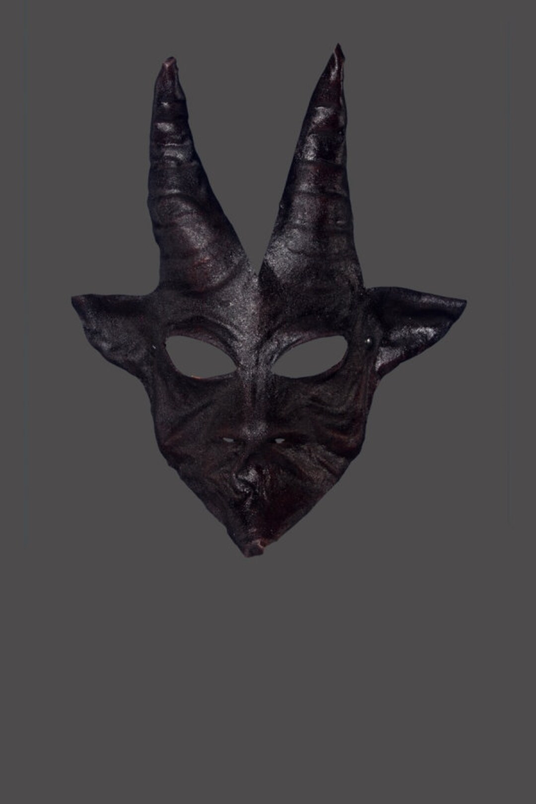 Leather Mask Leather Demon - Etsy