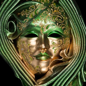 Venetian Mask Viridis - Etsy