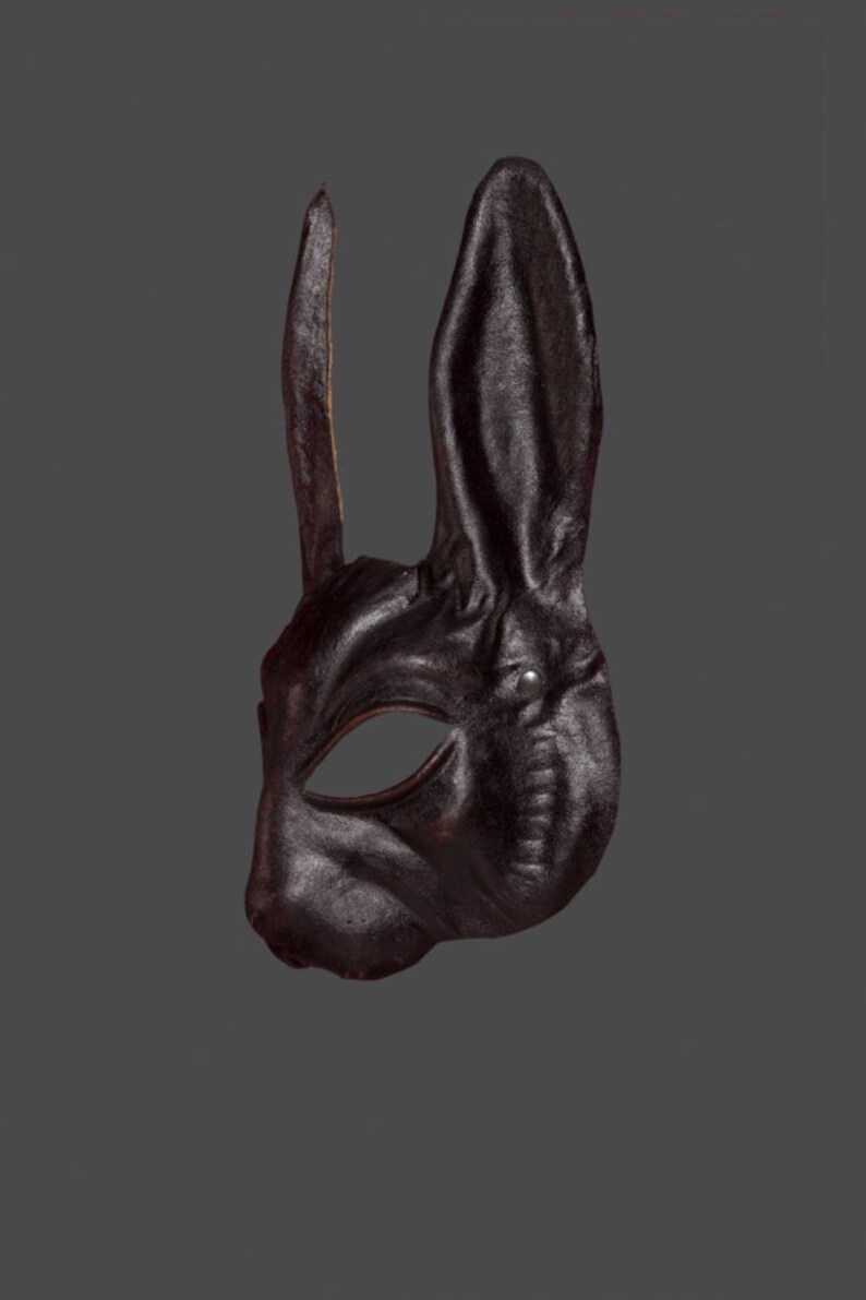 Leather Mask Leather Rabbit | Etsy