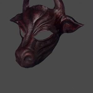 Leather Mask Leather Cow - Etsy