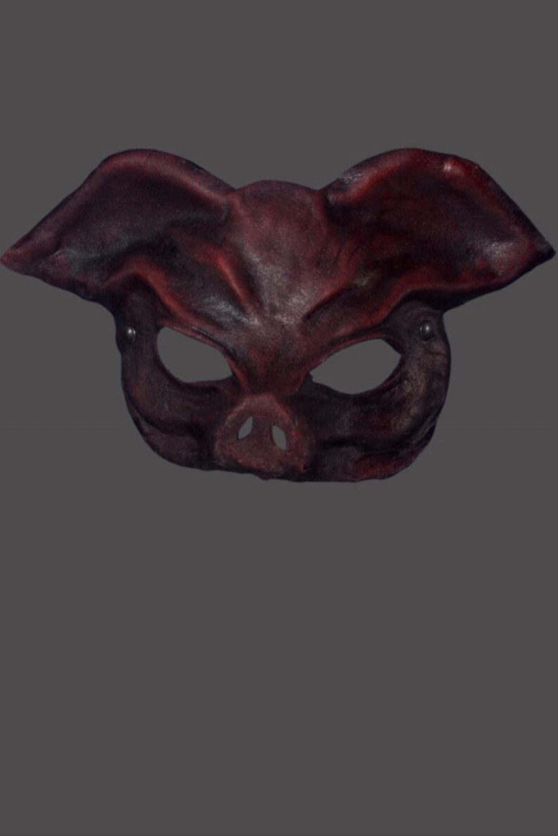 Leather Mask Leather Pig | Etsy