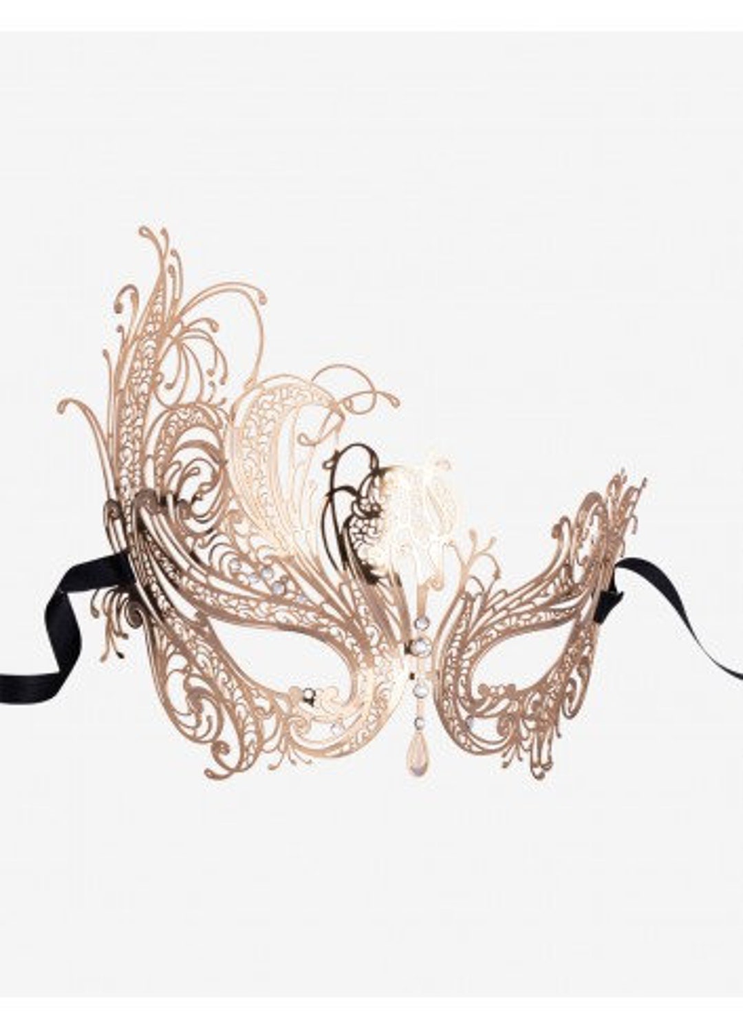 Venetian Mask Sexy Gold Dulcinea With Strass - Etsy