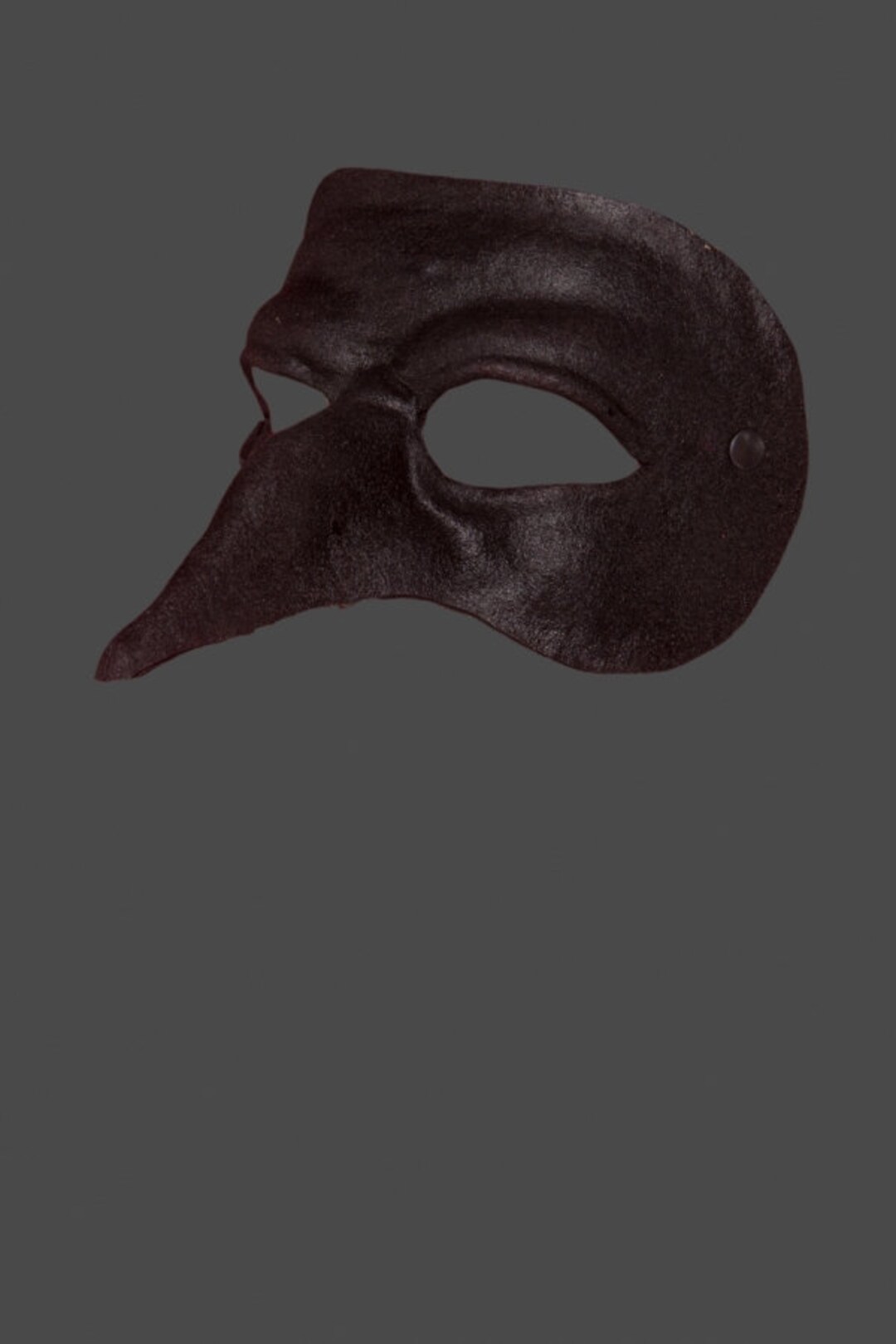 Leather Mask Leather Zanni - Etsy