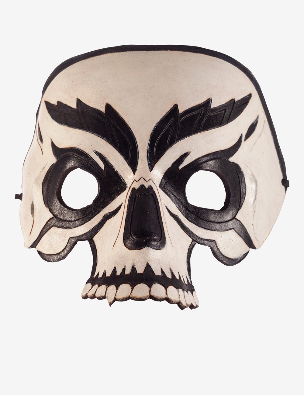 Skeleton Leather Mask - Etsy