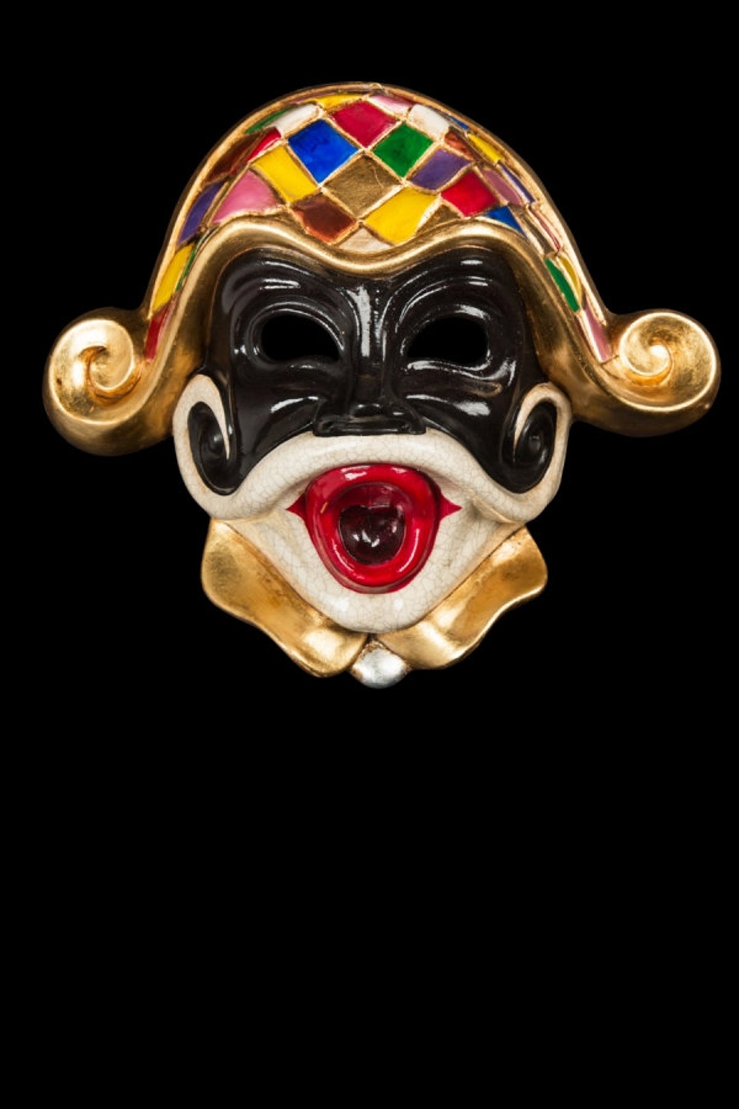 Venetian Mask Ceramic Harlequin - Etsy