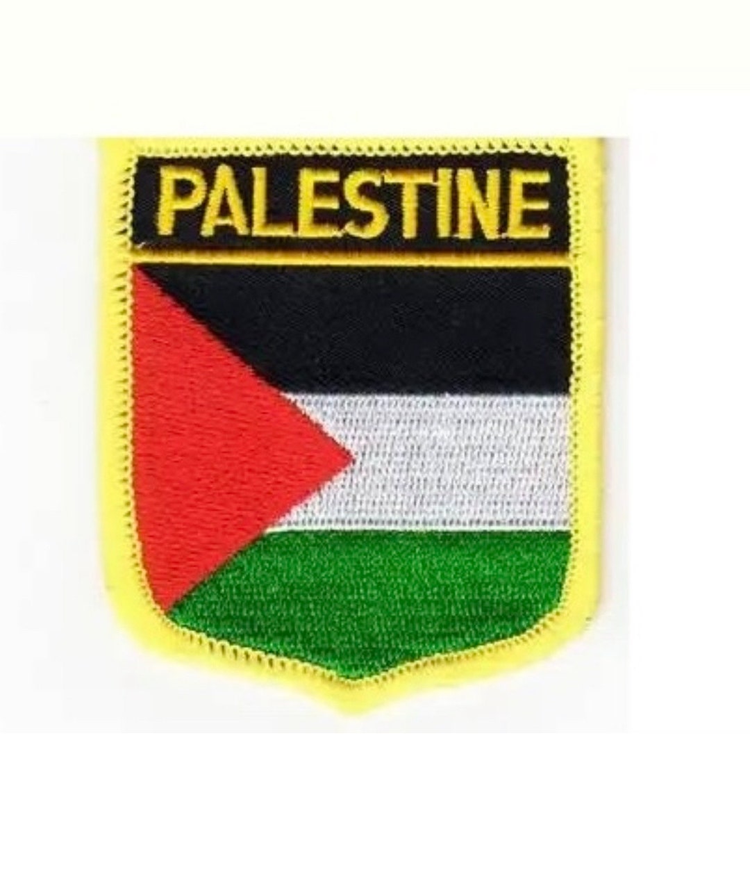 Palestine Shield Flag Embroidered Patch - High-quality Iron-on Design ...