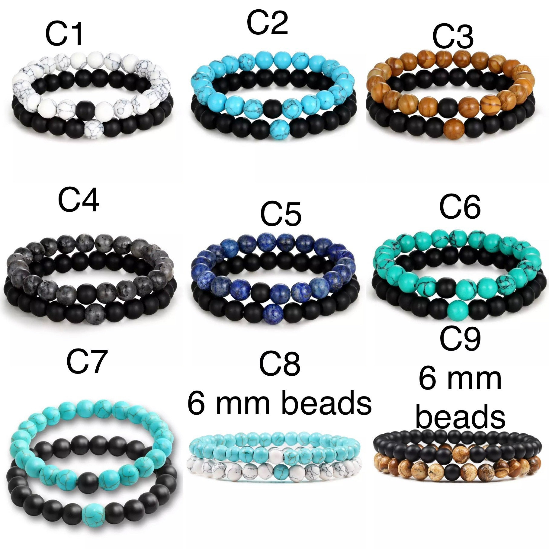 DISTANCE BRACELETS, COUPLES Bracelet Set, Special Relationships ...