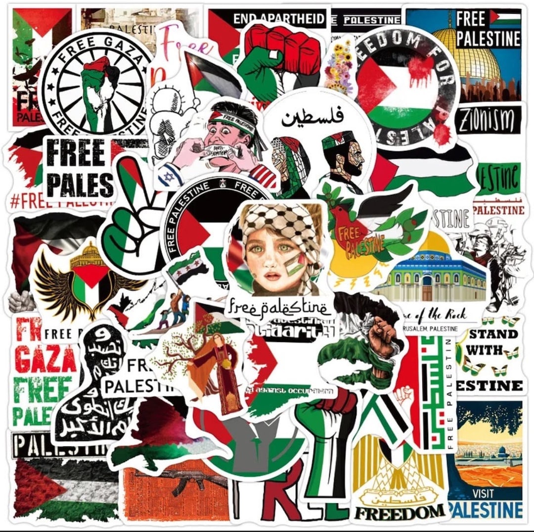 FREE PALESTINE Assorted Sticker Packs | All Proceeds Donated to ...