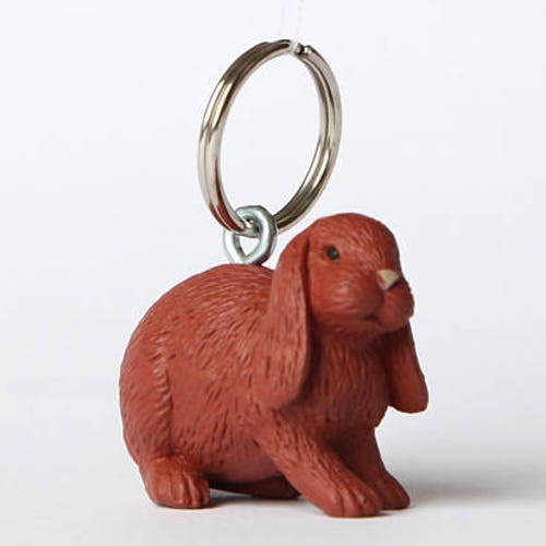 Keychain rabbit - Etsy