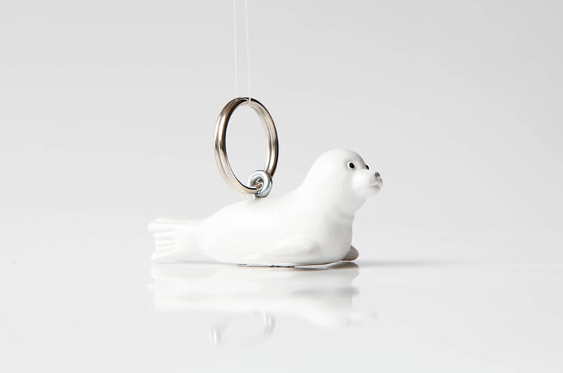 Keychain little Seal | Etsy